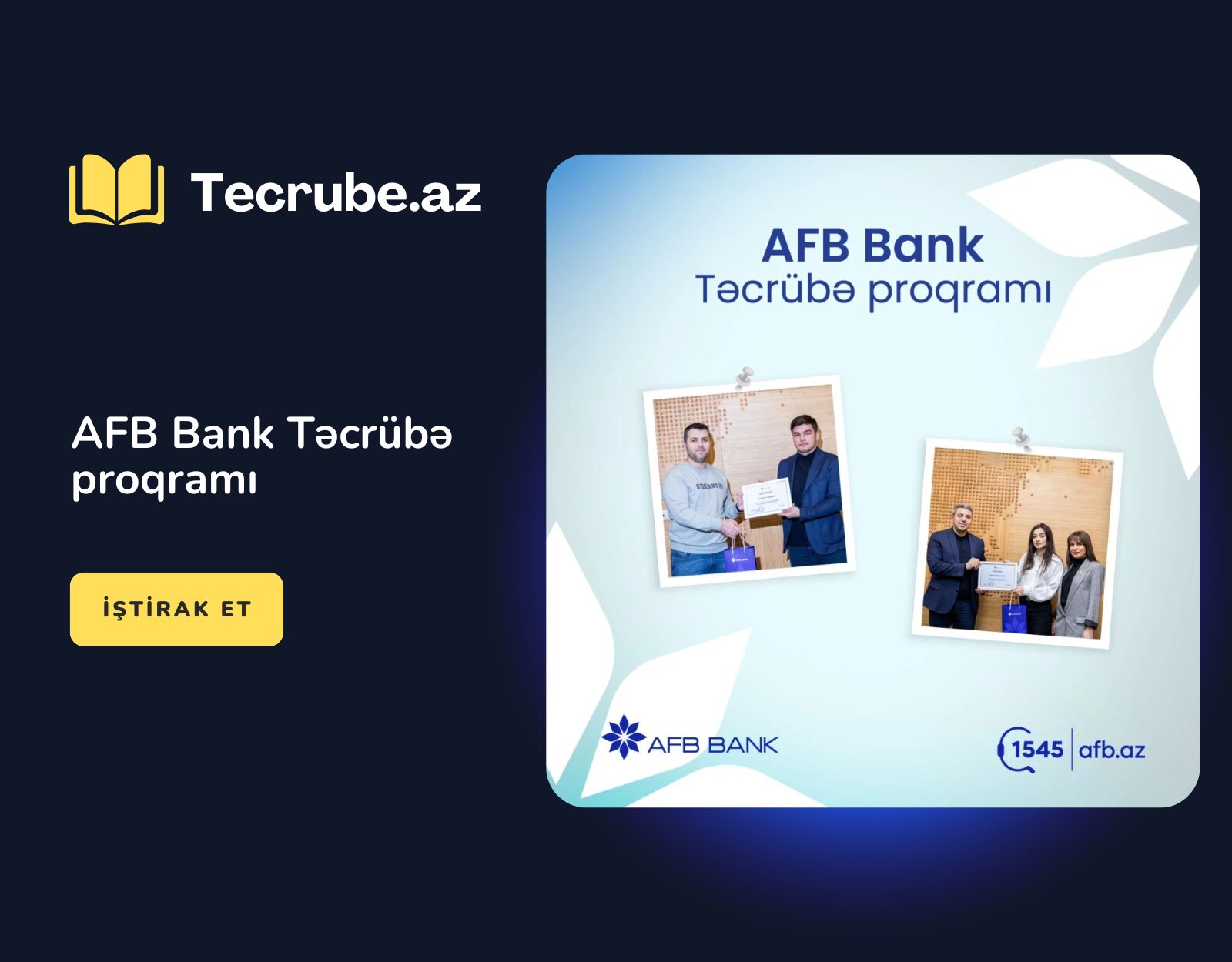 AFB Bank Təcrübə proqramı - Təcrübə.az