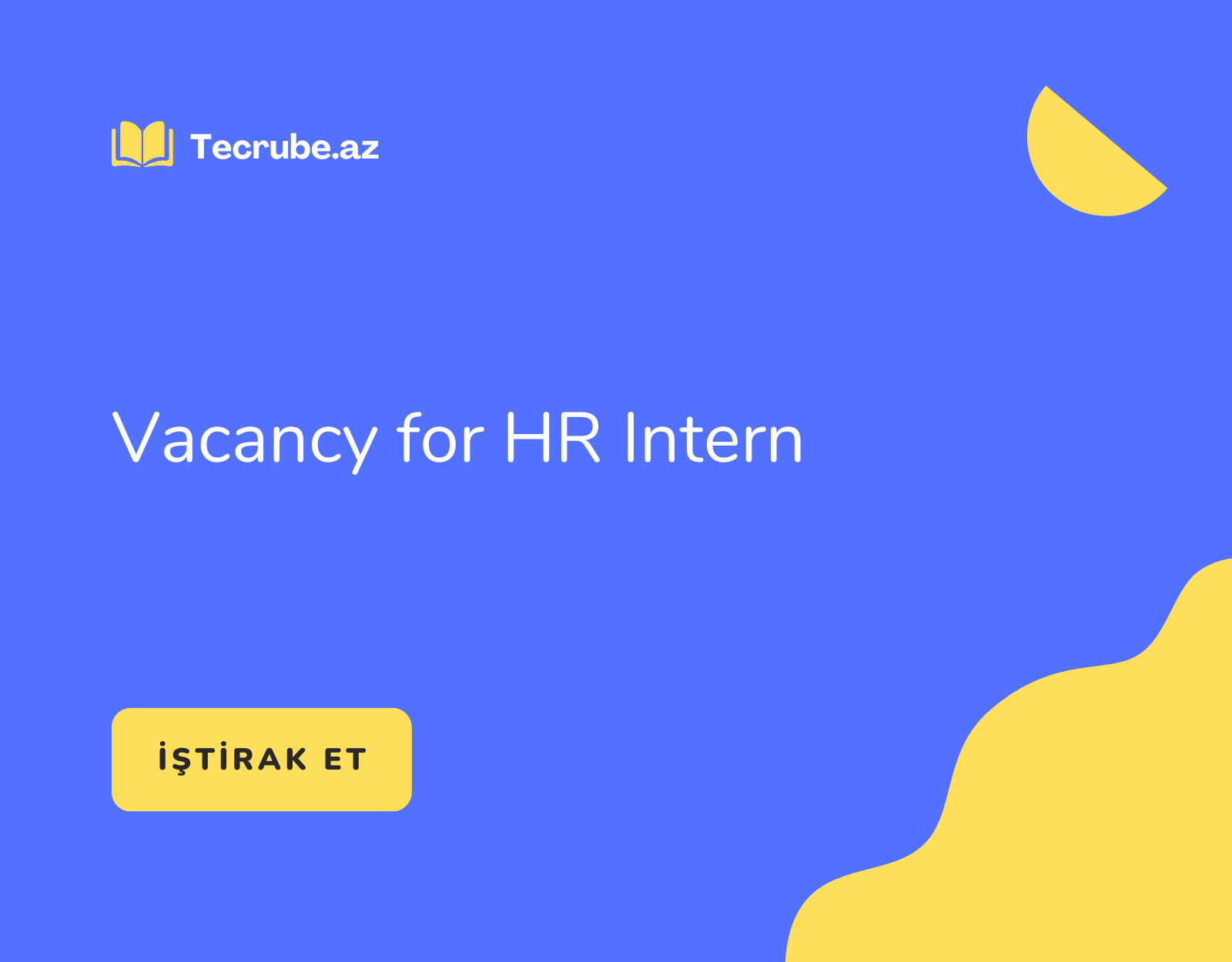 Vacancy for HR Intern - Təcrübə.az